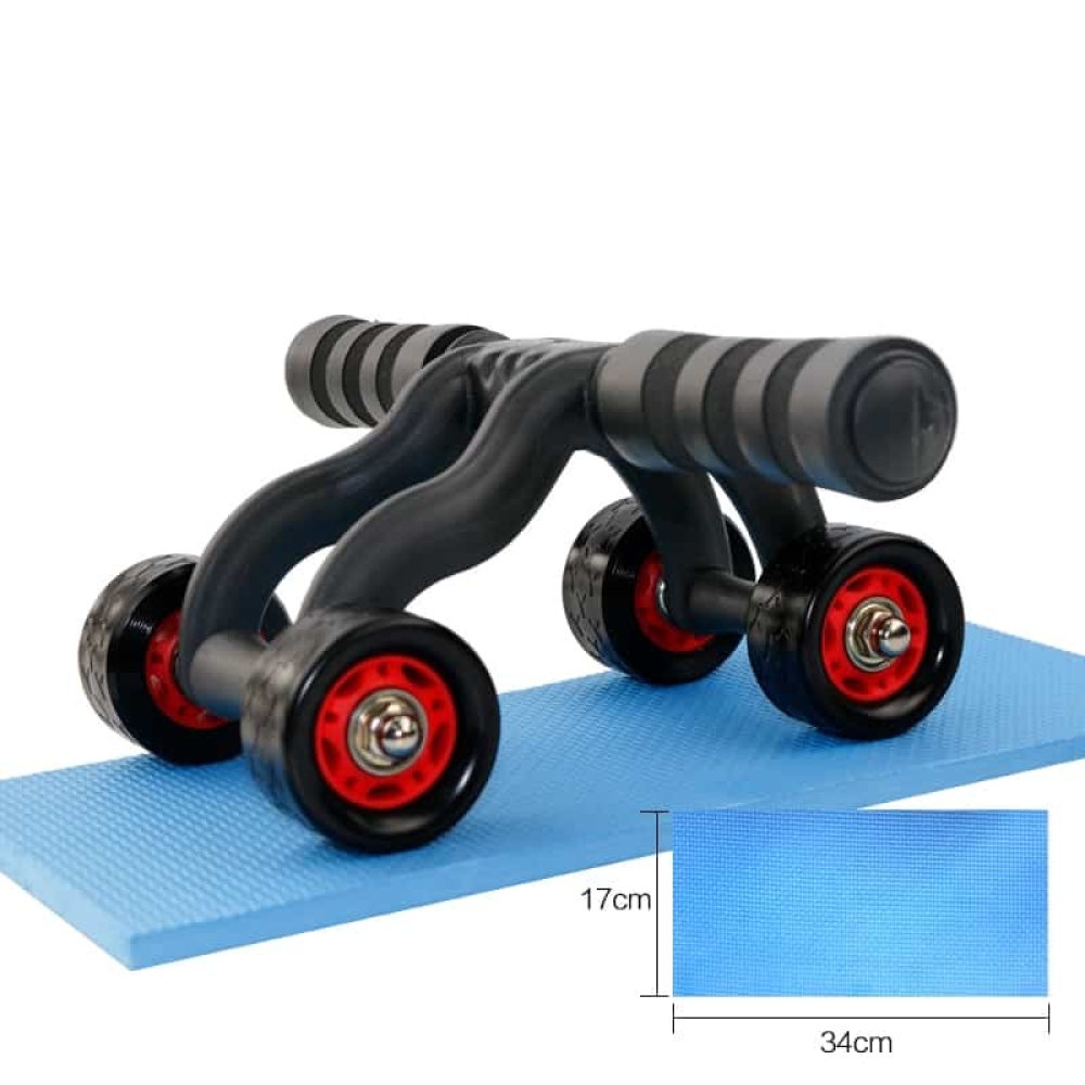 4 Wheels Triple Abs Roller Workout Fitness Machine - Gym Accessories ...